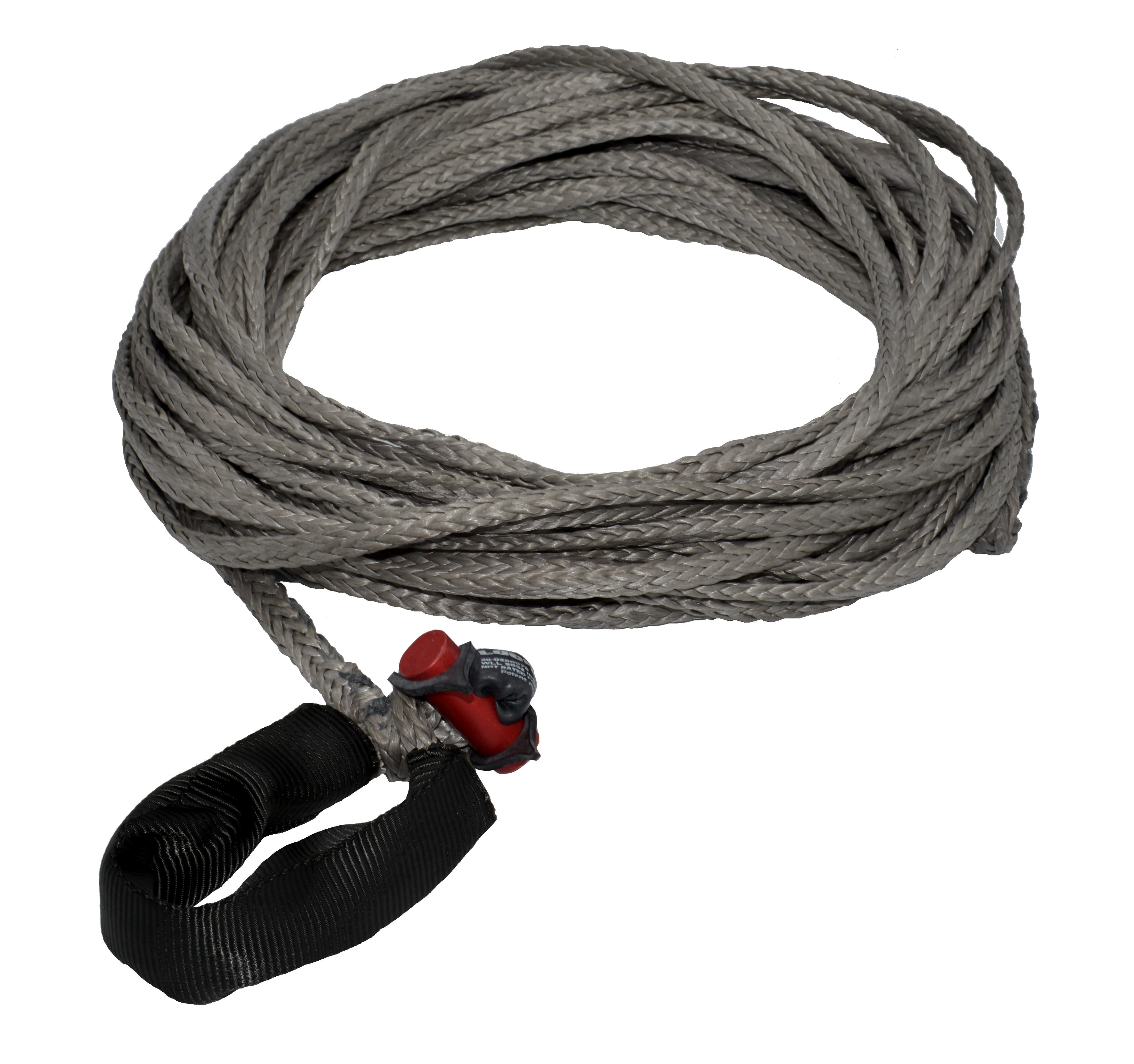 1/4" x 75' LockJaw Synthetic Winch Line Extension w/ Integrated Shackle ...