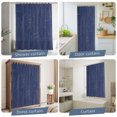Abstract Topographic Lines Grid Shower Curtain Set, Waterproof Shower ...