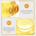 MUSEYA 4'' Crystal Glass Golden Treasure Basin Wealth Prosperity ...