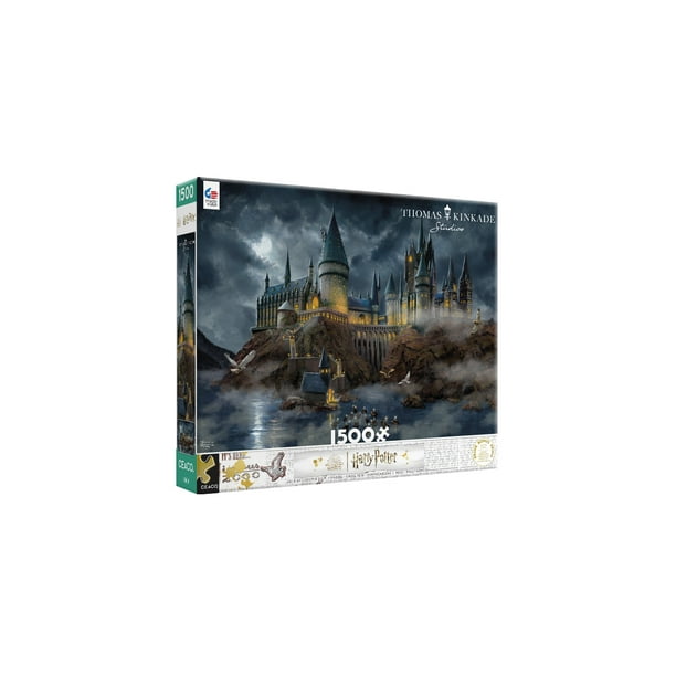 Ceaco Hogwart's Castle (Thomas Kinkade/WB) 1500-Piece Interlocking ...