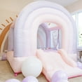 Bounceland Kids Inflatable Bouncer - DayDreamer Cotton Candy Bounce House with Fun Blower ...