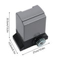 CO-Z Sliding Gate Opener 4400lbs Automatic Door Operator w/ Remote ...