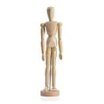 12" Wooden Artist Manikin Articulated Human Figure for Drawing Practice ...