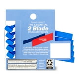 Equate 2 Blade Disposable Razors with Pivoting Head (5 Count), Compare ...