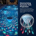 Solar Floating Pool Light with Fish Projection – IP68 Waterproof Color ...