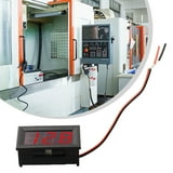 DC 5-120V Voltmeter LED Digital Display Panel Voltage Meter, 2-Wire, 0. ...