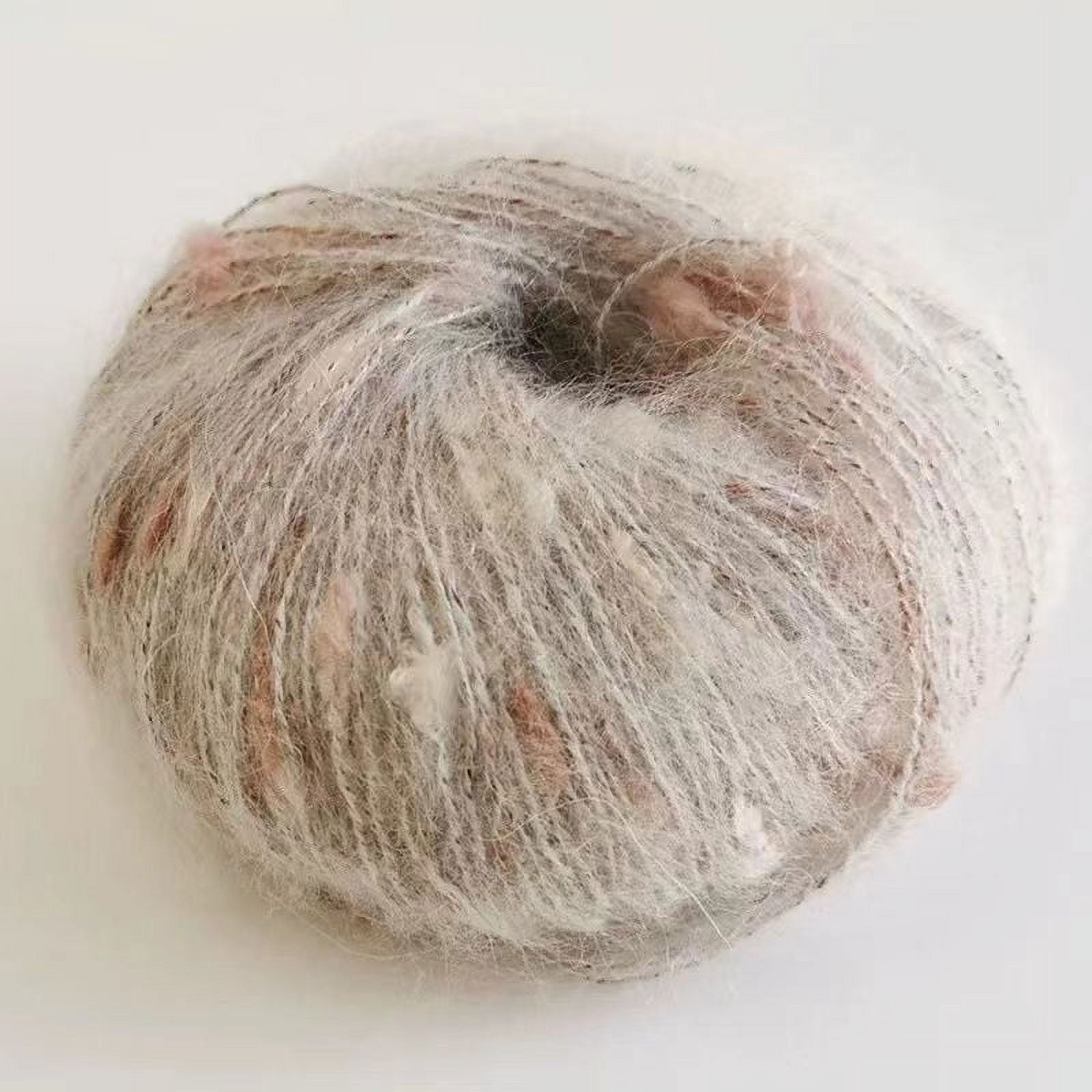 Zhuge Hilo de lana acrílica de felpa suave para tejer a crochet ...