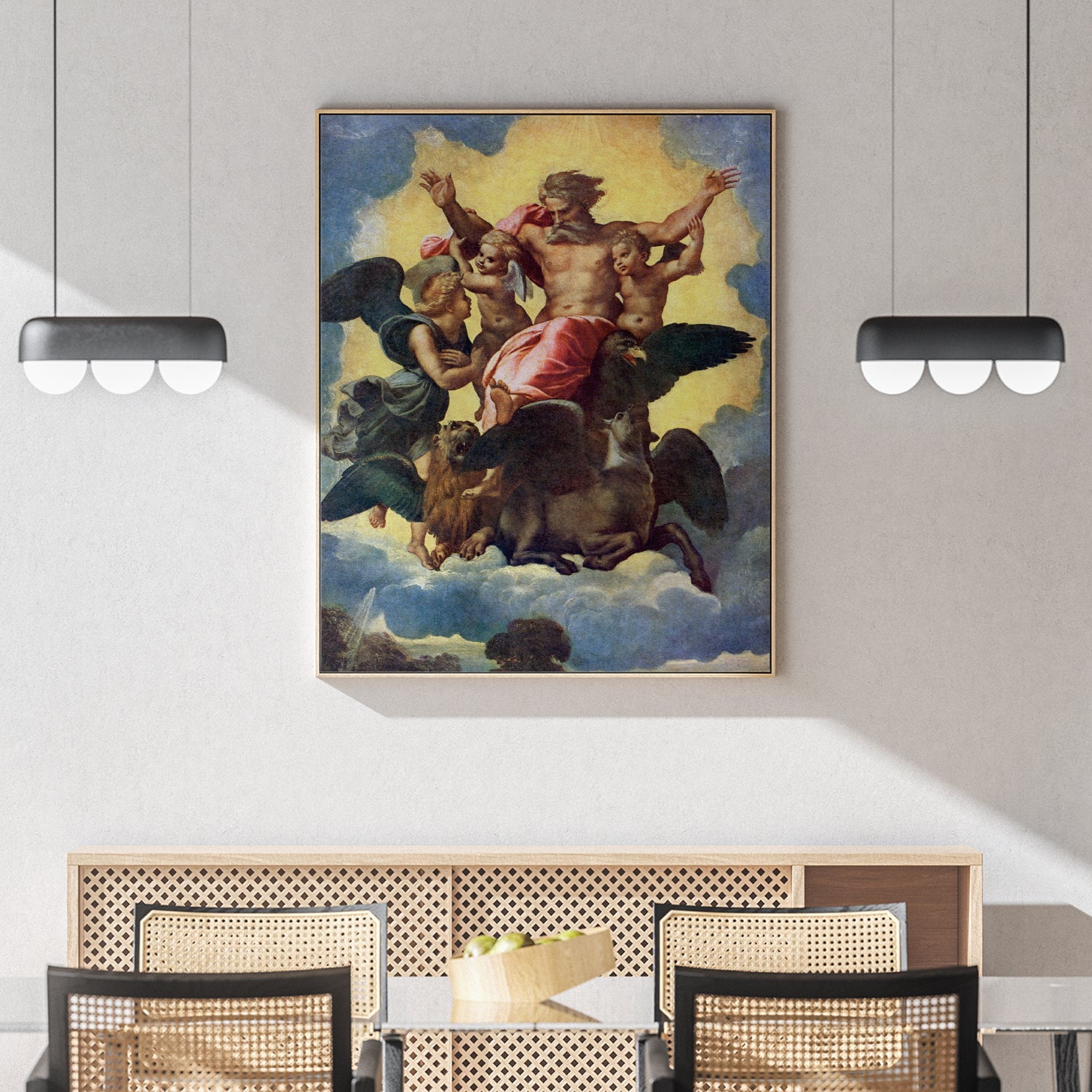 Ezekiel's Vision - 1518 | Raphael Raffaello | Premium Fine Art Print ...