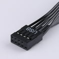 Computer Motherboard Front USB 2.0 9Pin Extension Cable for Desktops ...