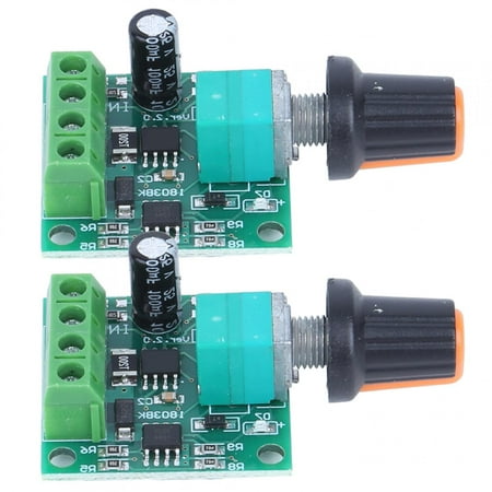 Rdeghly 2pcs 1.8V 3V 5V 6V 12V2A PWM DC Motor Speed Controller Low ...