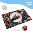 BaHomeck placemats Set of 4 rectangle Linen Cotton Placemats for Dining ...