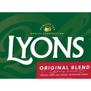 Lyons Original Irish Brew Tea, Rainforest Alliance Certified, 80 Bags ...