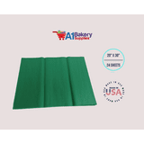 Emerald Green Tissue Paper Squares, Bulk 24 Sheets, Presents by Feronia ...