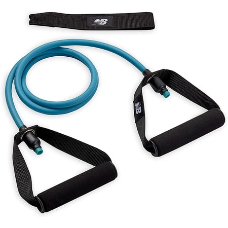 New Balance Resistance Band with Handle & Door Anchor Attachment Home ...