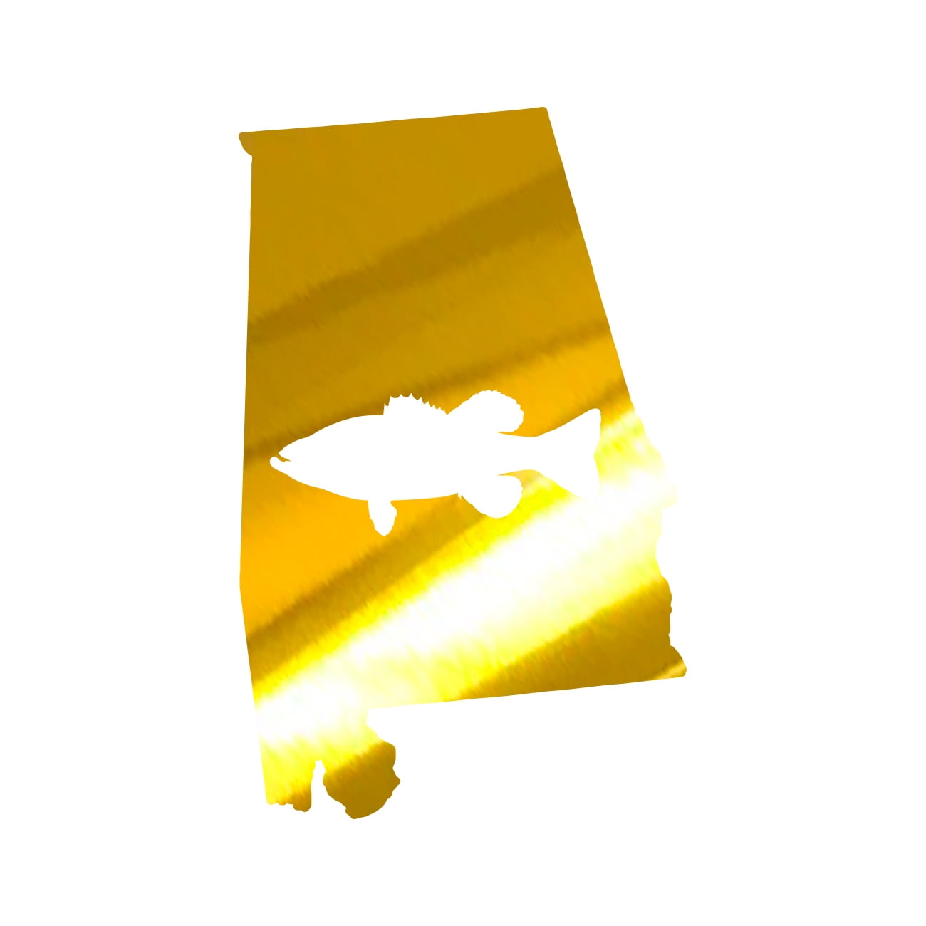 Alabama Bass Sticker Decal Die Cut - Self Adhesive Vinyl - Weatherproof ...
