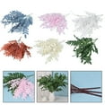 Simulated locust tree leaves, simulated plants, plastic flowers, home ...