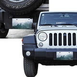 Misty Foggy Fir Forest Mountain License Plate Personalized License ...