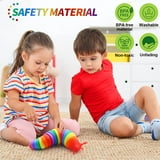 KiddiTouch 4 Pcs Slug Sensory Toys for Kids with Autism, Fidget Toy for ...