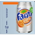 Fanta Zero Sugar Orange Fruit Soda Pop, 12 fl oz, 12 Pack Cans ...