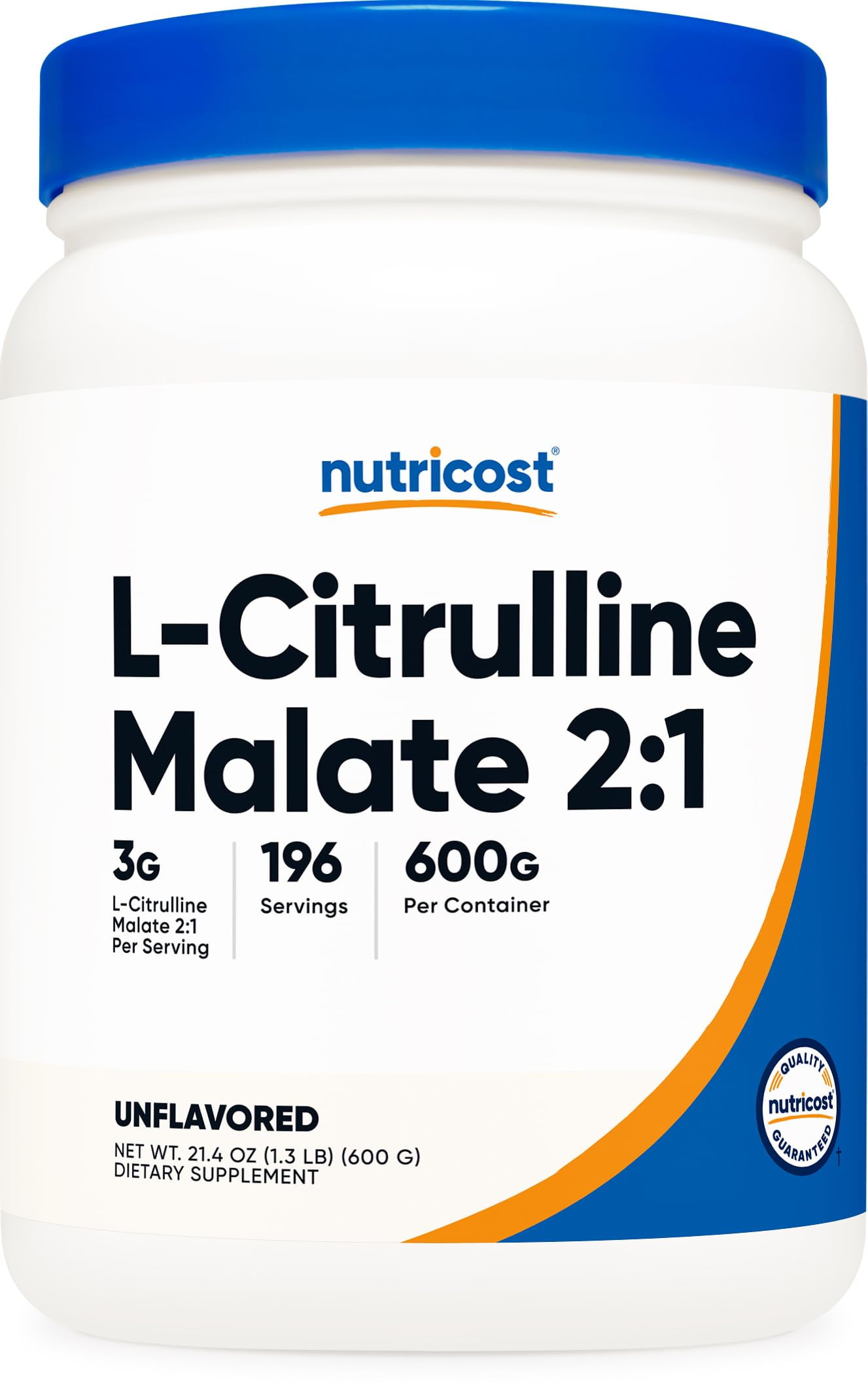 Nutricost L-Citrulline Malate (2:1) Powder (600 Grams) | Walmart en línea
