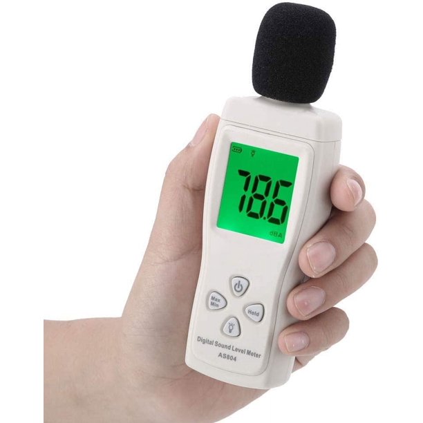 Medidor de decibelios, medidor de nivel de sonido digital de rango 30-130 DB, Sou de alta ...