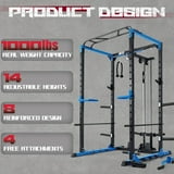 Free Shipping! RitFit All-In-One Squat Rack for Home Gym, PPC02C Multi ...