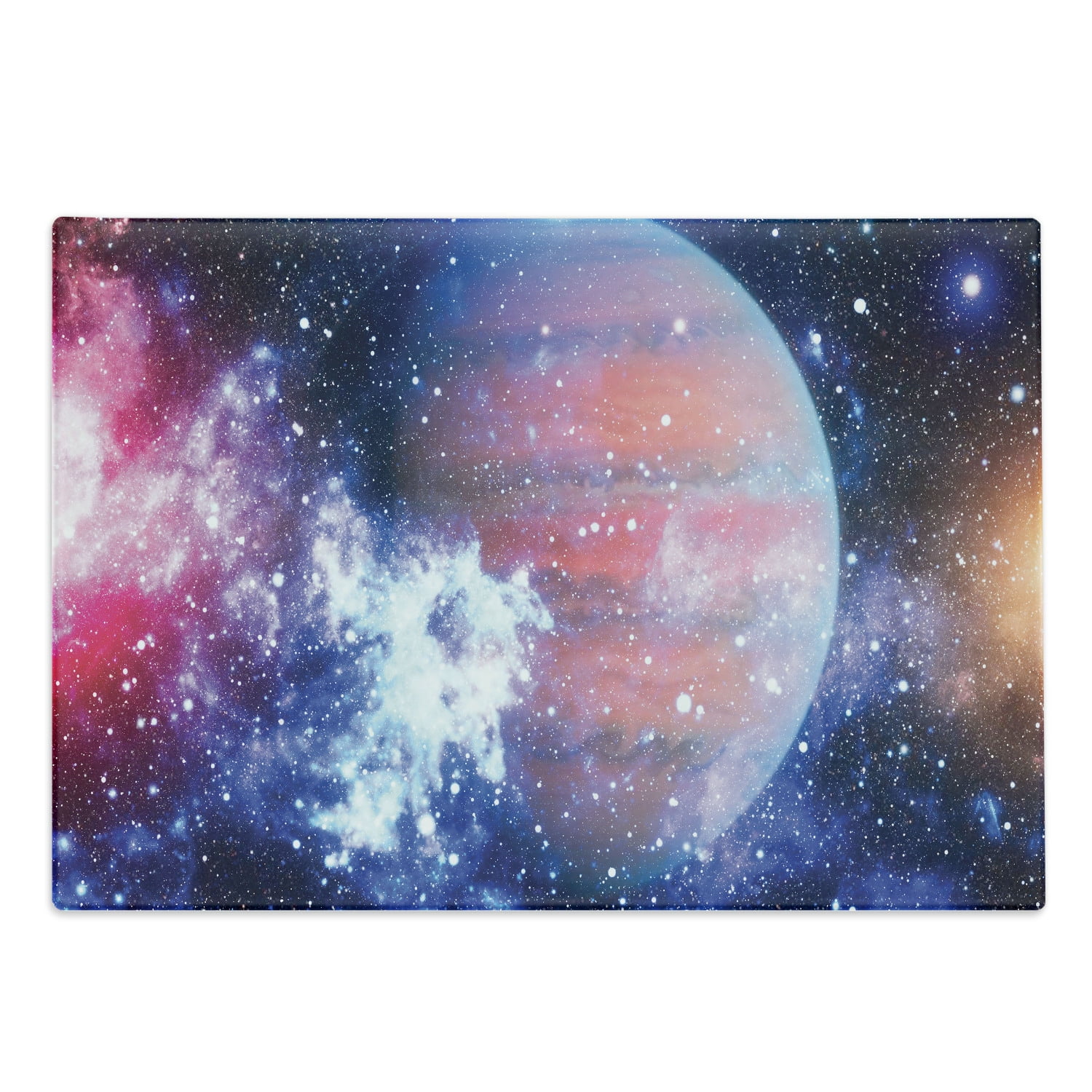 Astral Cutting Board, Abstract Outer Space Themed Illustration with ...