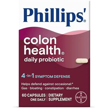 Phillips' Colon Health Probiotic Supplement - Digestive Support, Daily ...
