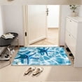 Blue Star Ocean Wave Floor Mat - Water Absorbent, Wear Resistant ...