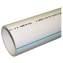 Charlotte Pipe PVC044000600 Schedule 40 DWV PVC Pipe, Foam Core, Plain ...