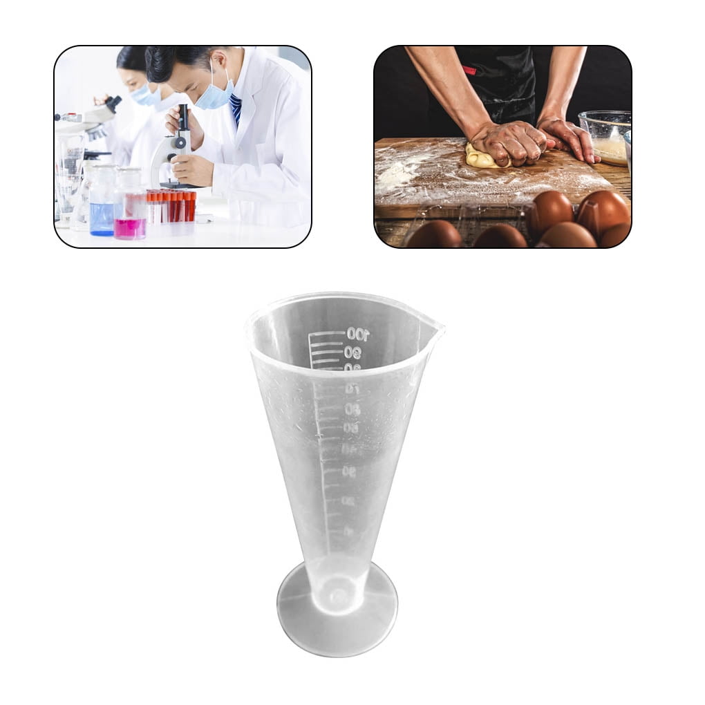 Dalx Measurement Cup with Graduations Kitchen Laboratory Beaker Flours ...