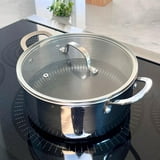 Lexi Home 4.8QT Diamond Tri-Ply NonStick Casserole Pot Oven Safe ...