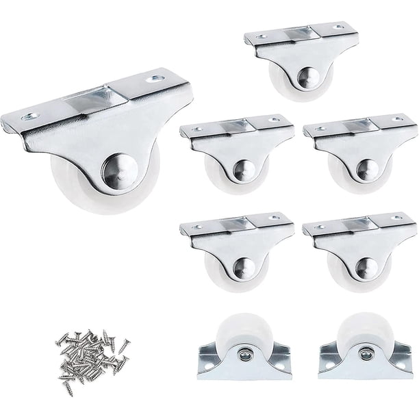 Ruedas para muebles pequeños de 8 piezas Ruedas direccionales Mini ...