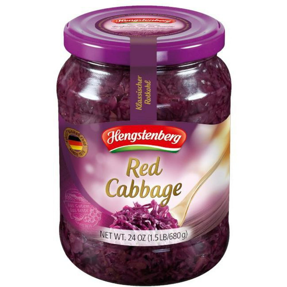 Pickled Red Cabbage (Hengstenberg) 24 oz - Walmart.com - Walmart.com