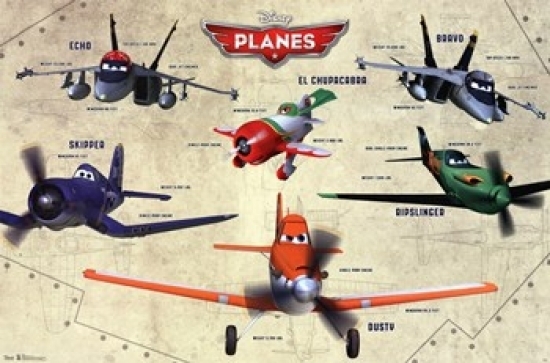 Disney Planes - Group Poster Print (36 x 24) - Walmart.com - Walmart.com