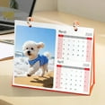Luoshdecor 2026 Desktop Calendar,Cute Dog Standing Fliping Calendar Jan ...
