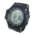George Men's Digital Sport Wristwatch Plastic Strap with Backlight and ...