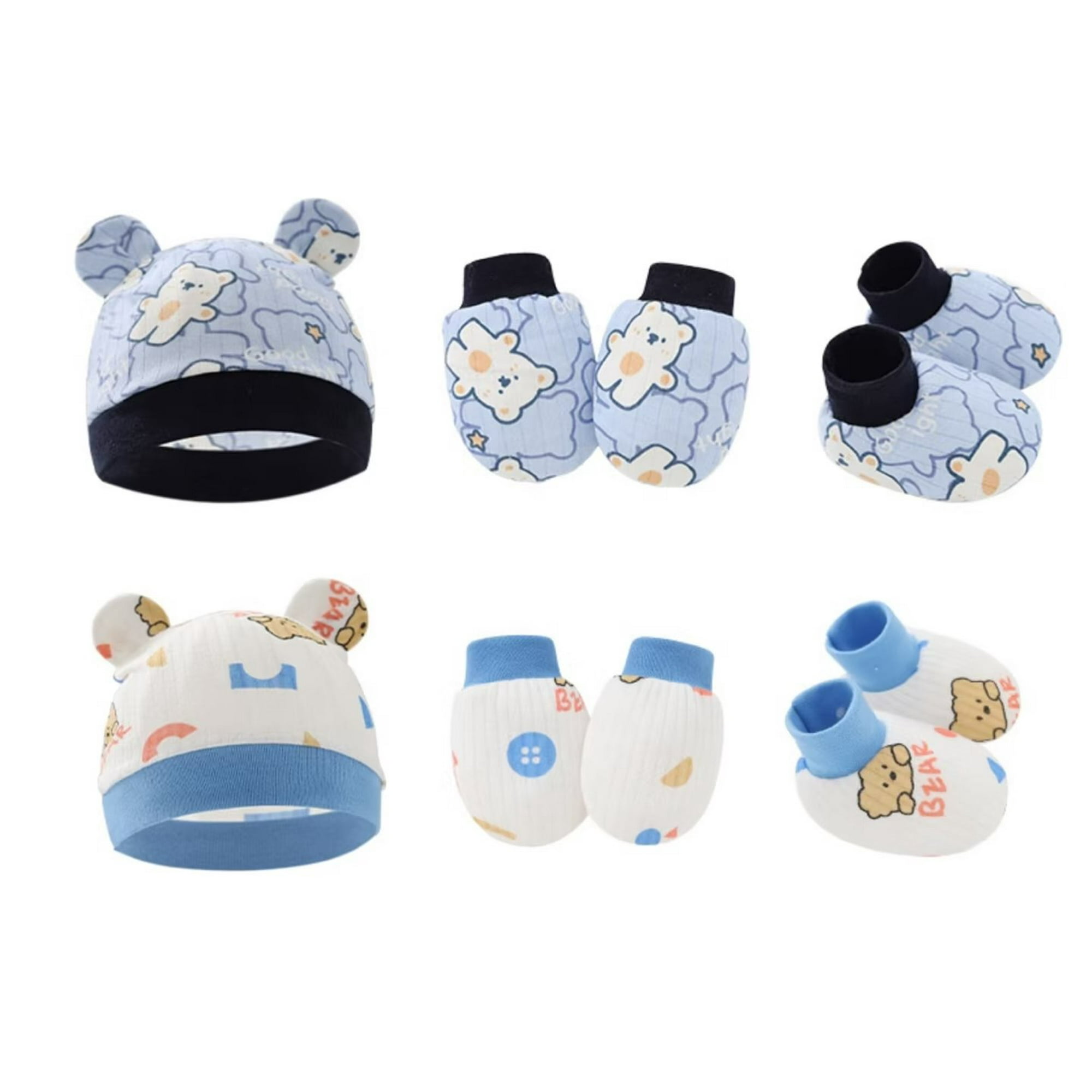 Click here for Nielieping Baby Hats Mittens And Socks Set Newborn... prices
