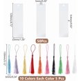 1 set 50Pcs Sublimation Blank Bookmark Heat Transfer Metal Bookmarks ...