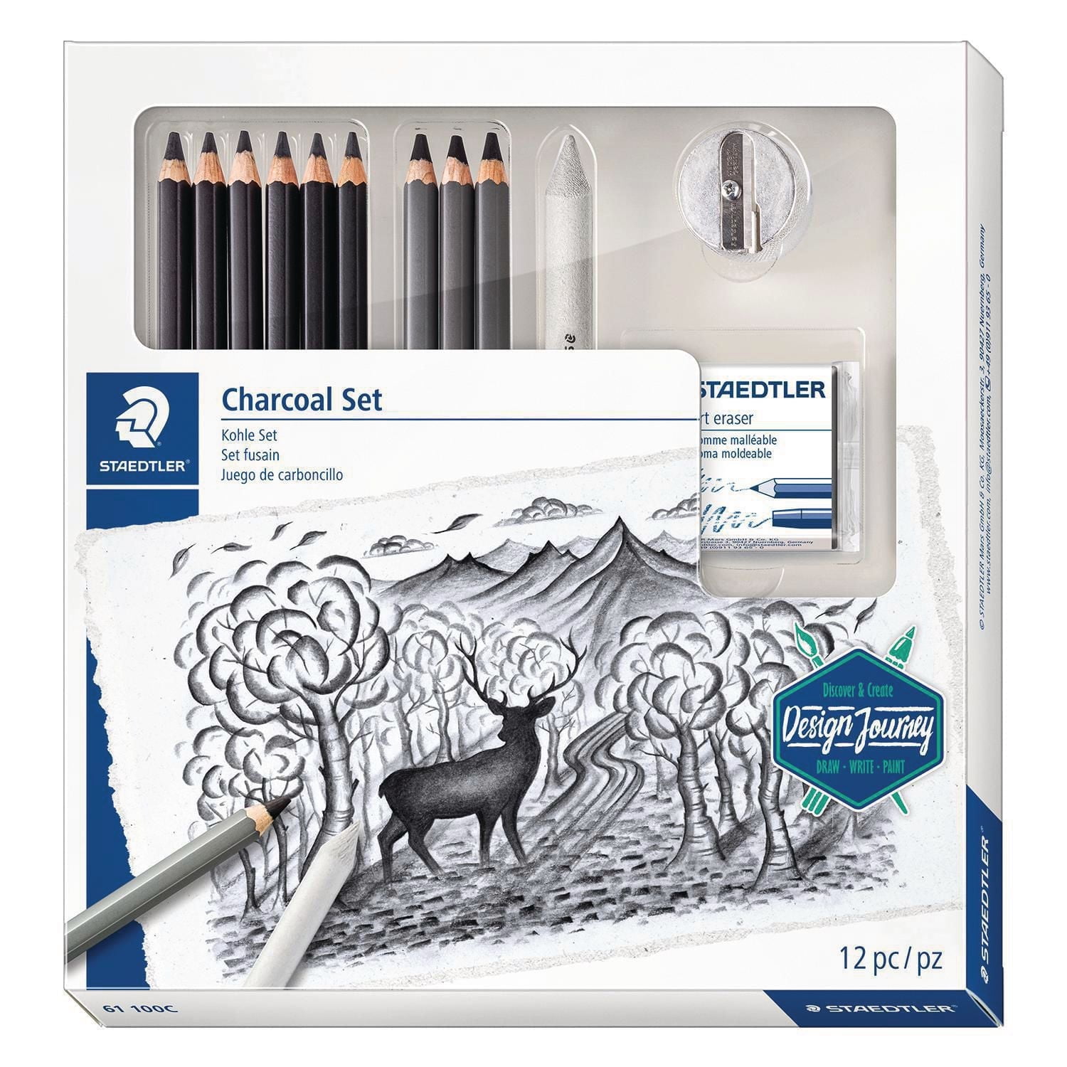 Click here for Staedtler Mars Lumograph Charcoal Drawing Set  12... prices
