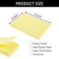 Tripumer 10 Pack Self Sticky Note Adhesive Lined Sticky Notes Pads 4 x ...