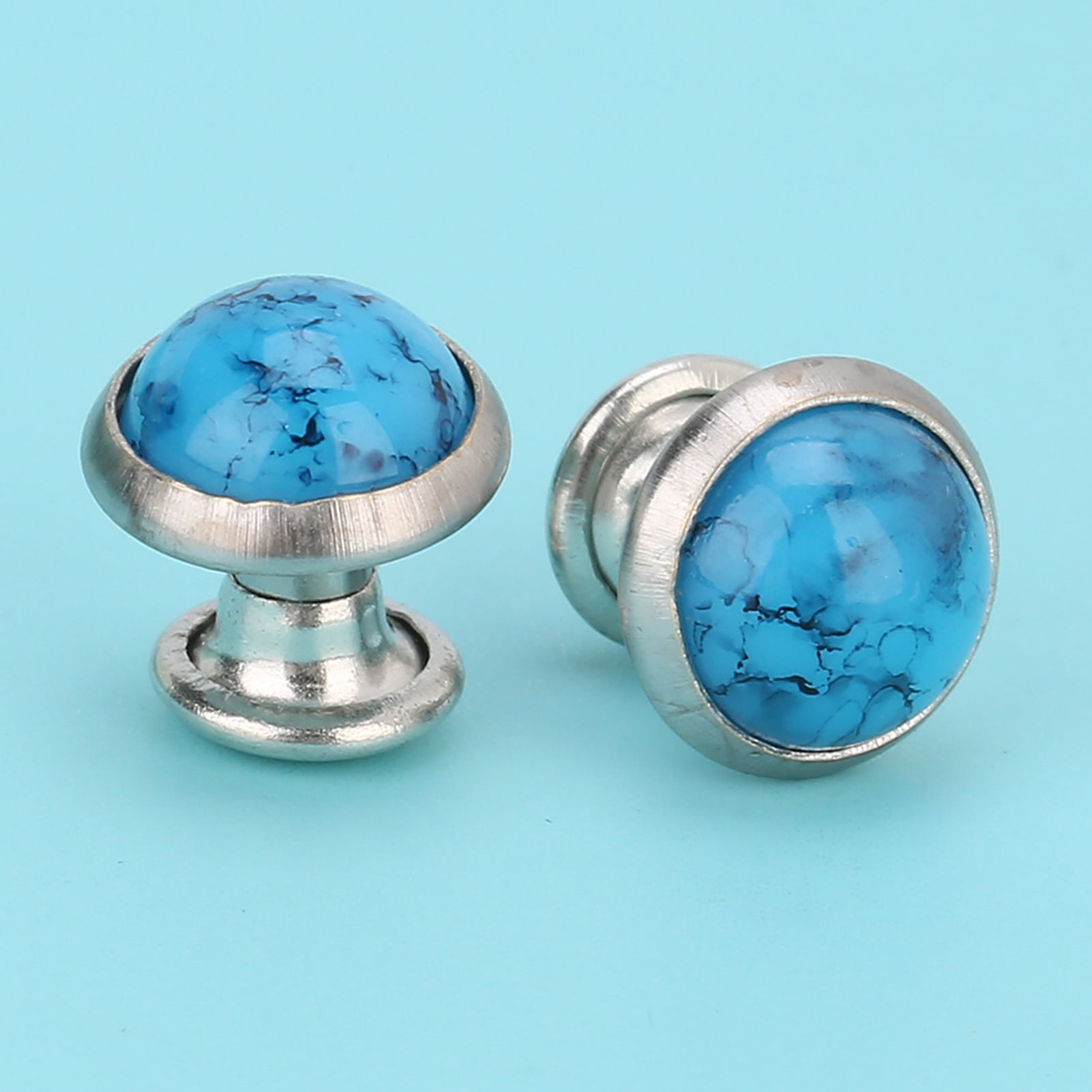 Click here for Vobor-Ca Rivet Stud 50pcs 8mm Turquoise Rivet Roun... prices