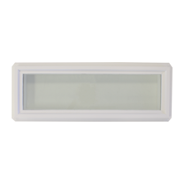 "Shed Windows More 12""x36"" Transom Vinyl Frame, Tempered Low E Glass ...