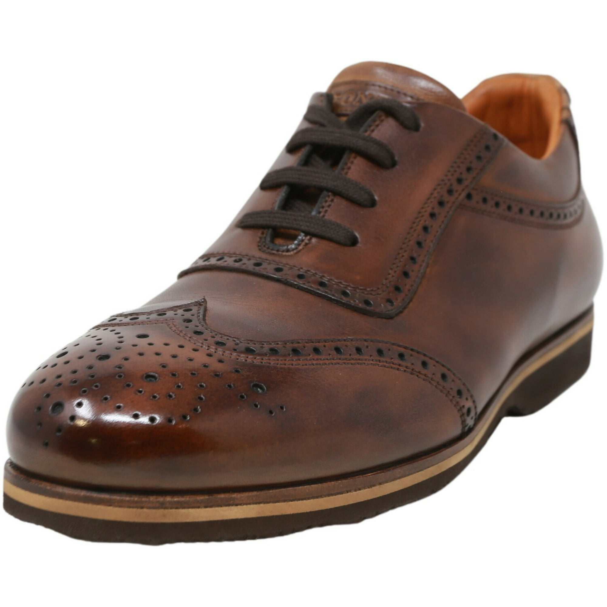 Click here for Bontoni Mens Dimonico Ii Brown Ankle-High Leather... prices