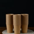 Kraft Paper Disposable Water Cup, Food Grade Thick Disposable Design ...