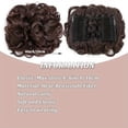 15.24cm Short Messy Curly Dish Hair Bun Extension, Easy Stretch Hair ...
