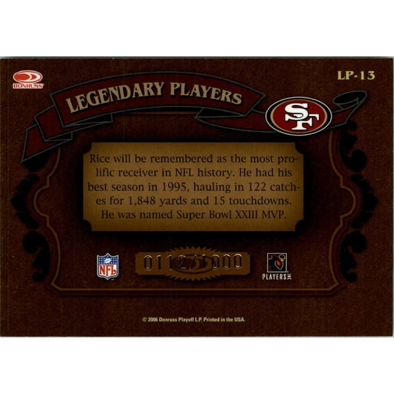 2006 Donruss Classics Legendary Players Bronze #23 Terry Bradshaw /1000 ...