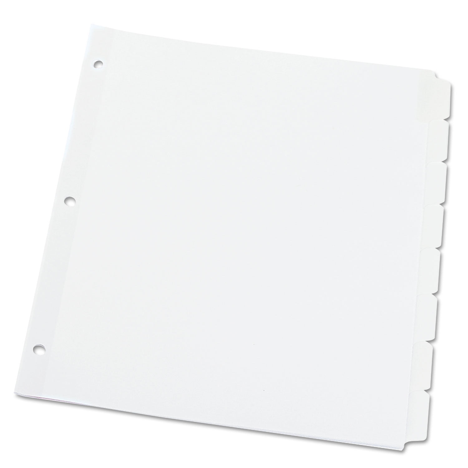 Deluxe Write-On/erasable Tab Index, 8-Tab, 11 X 8.5, White, 1 Set ...