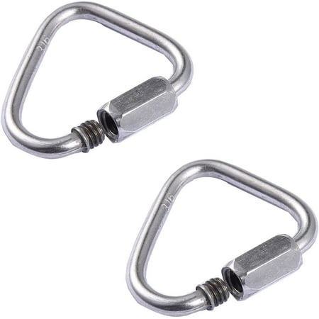 UFURMATE Heavy Duty Carabiner, 2Pcs M8 Quick Link Carabiners Anti-Rust ...