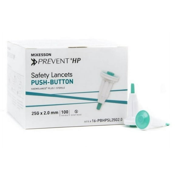 Mckesson Push Button Safety Lancets